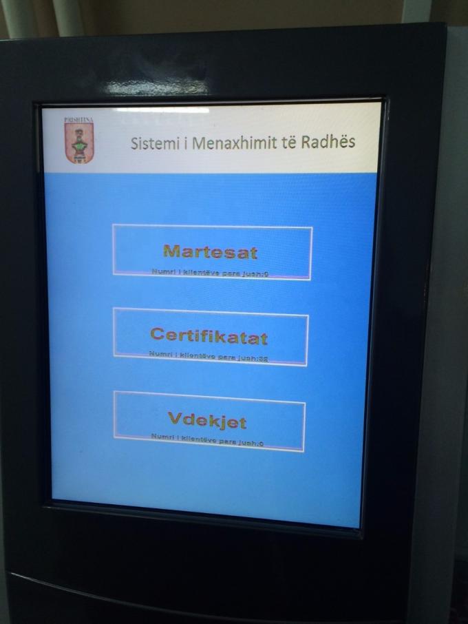 Bank/Hospital/Clinic Service Center Counter QMS Queue Ticketing System
