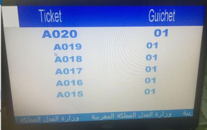 Bank Ticket Issuing Queue System Solution with multiple tellers and token number call system