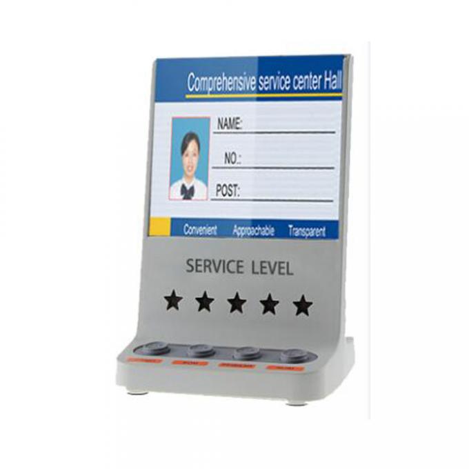 Bank 4 Evaluation Keys Rating Display Customer Feedback Terminal