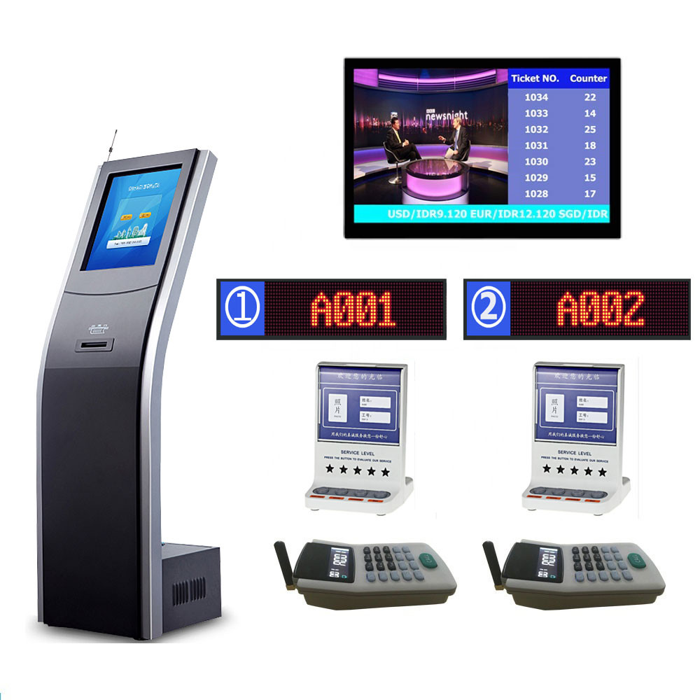 Multifunctional Wireless 17 Inch Digital Queue Management System